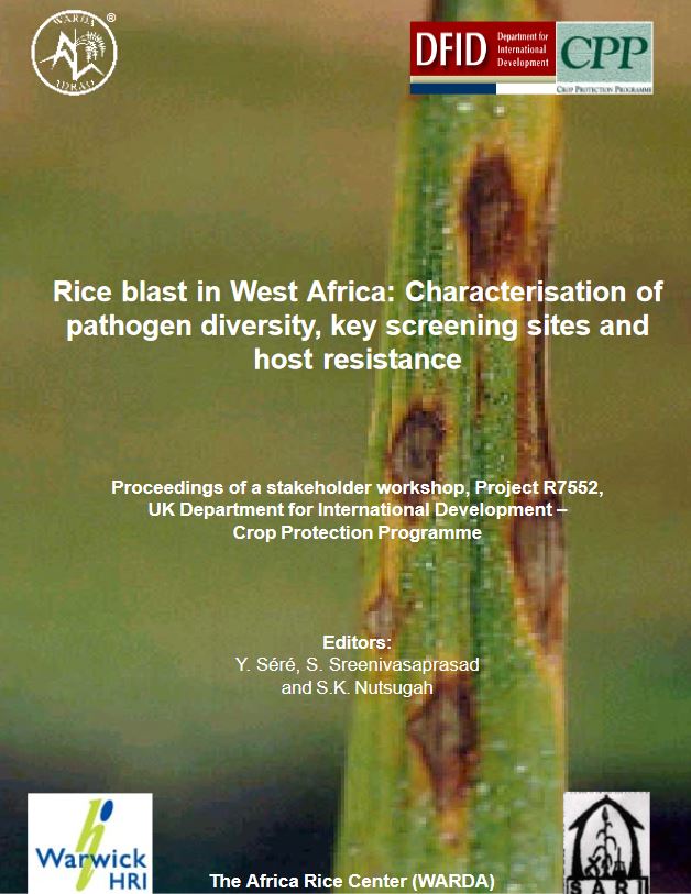Rice blast in West Africa: characterisation of pathogen diversity, key ...